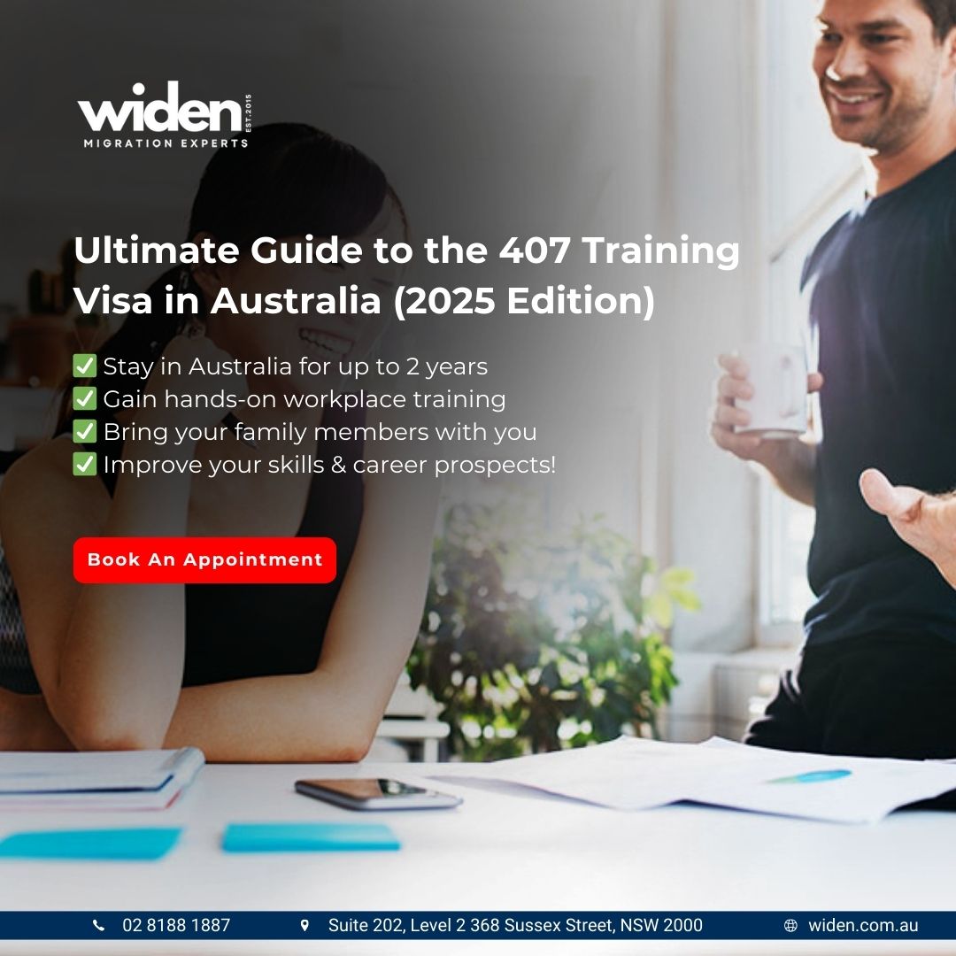 Understanding the 407 Training Visa - Widen Migration